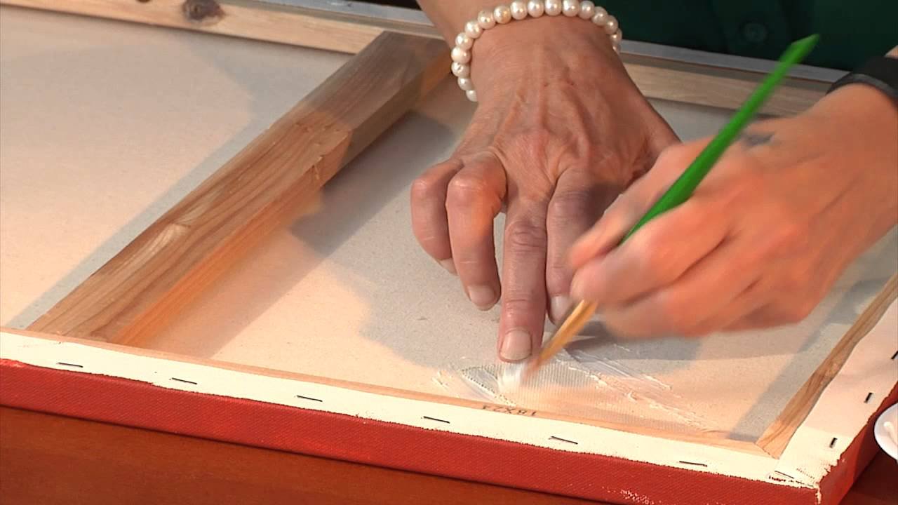 How to Repair an Oil Painting Canvas Tear